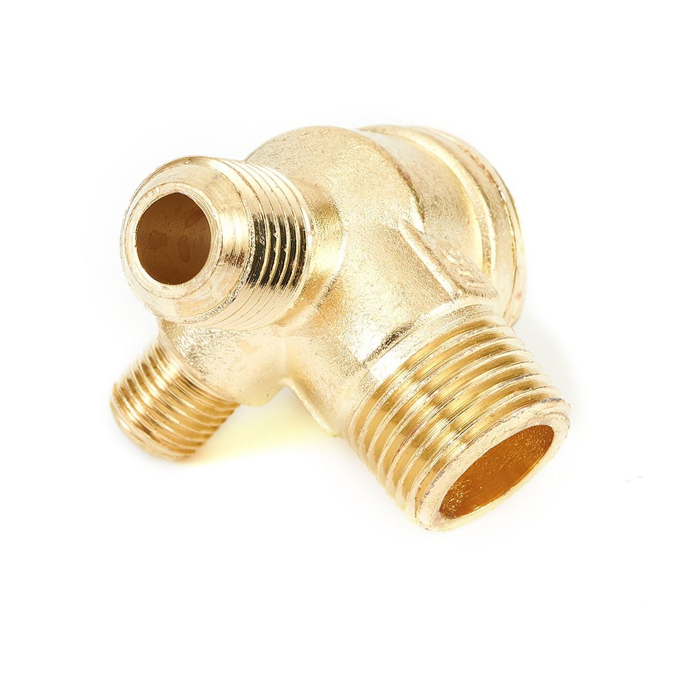 3Port Check Valve Zinc Alloy Male Thread Connector Tool for Air ...