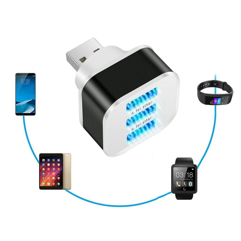 3Ports Expander Charger USB30 Hub Splitter Adapter For PC Portable ...