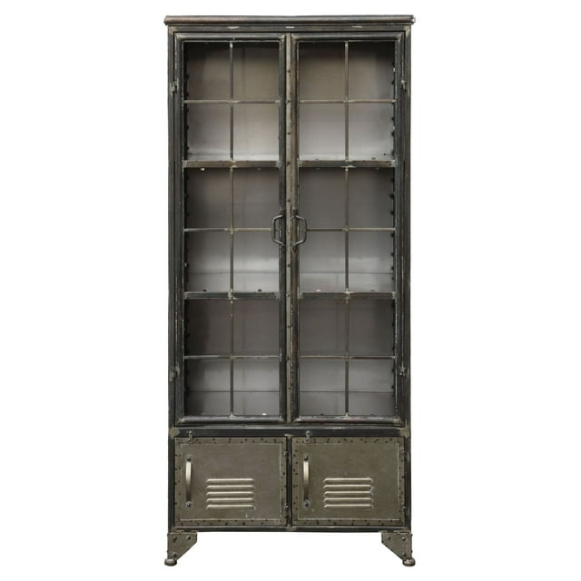 3R Studios Four Door Metal Cabinet - Walmart.com