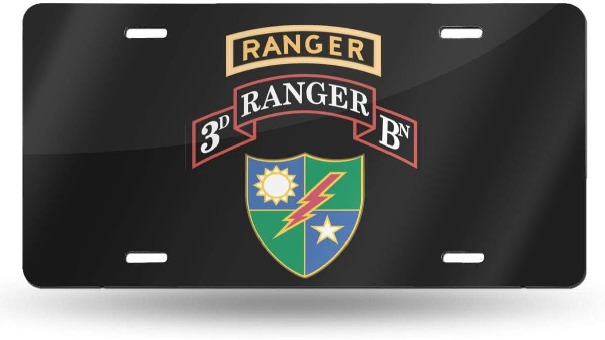 3Rd Battalion 75Th Ranger Regiment with Ranger License Plates ...
