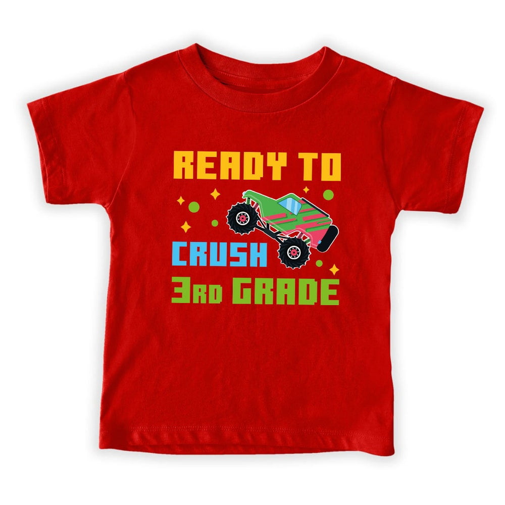 3Rd Grade Kids Shirt, First Day Of School, Ready To Crush 3Rd Grade ...