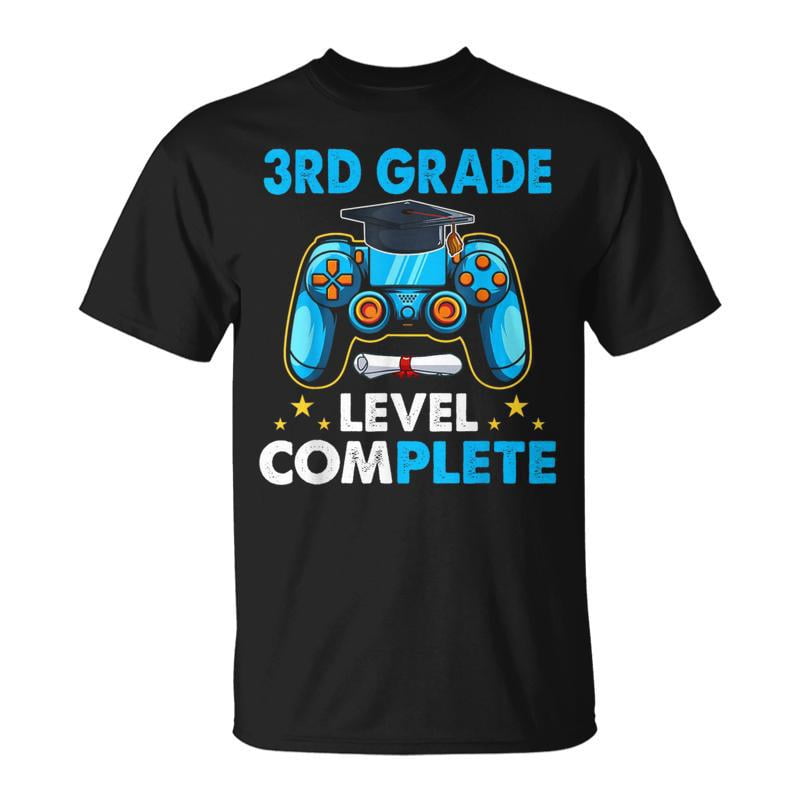 3Rd Grade Level Complete Last Day Of School Graduate Boys TShirt ...