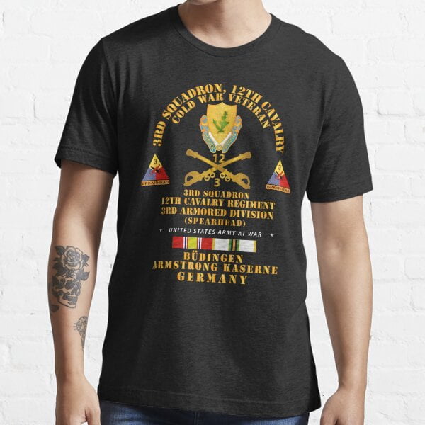 3Rd Sqdn 12 Cav 3Rd Ad Budingen Germany Cold War Essential T-shirt ...