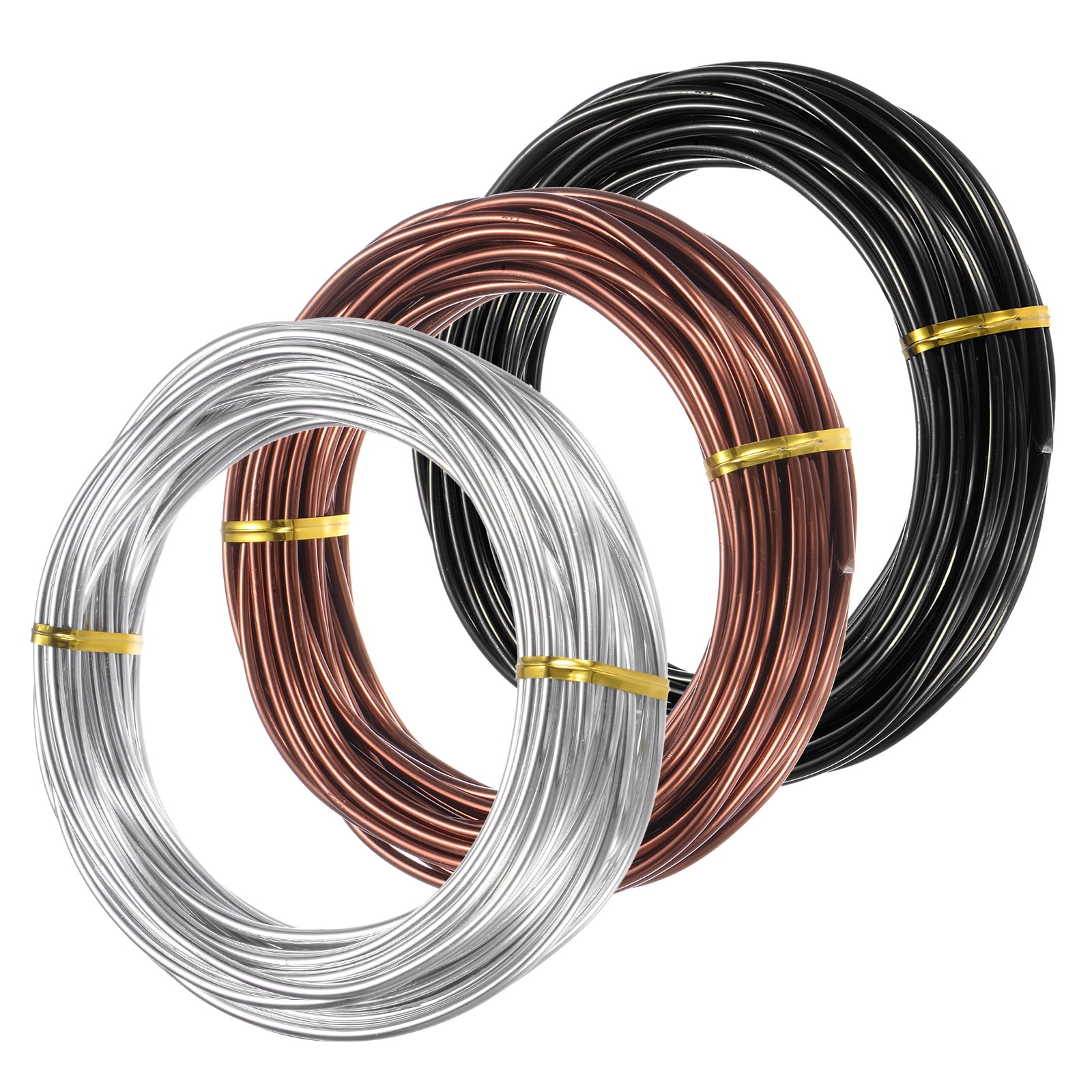 3Roll Bonsai Training Wire, 3mm 98.4Ft Total Aluminum Wires for Shaping ...