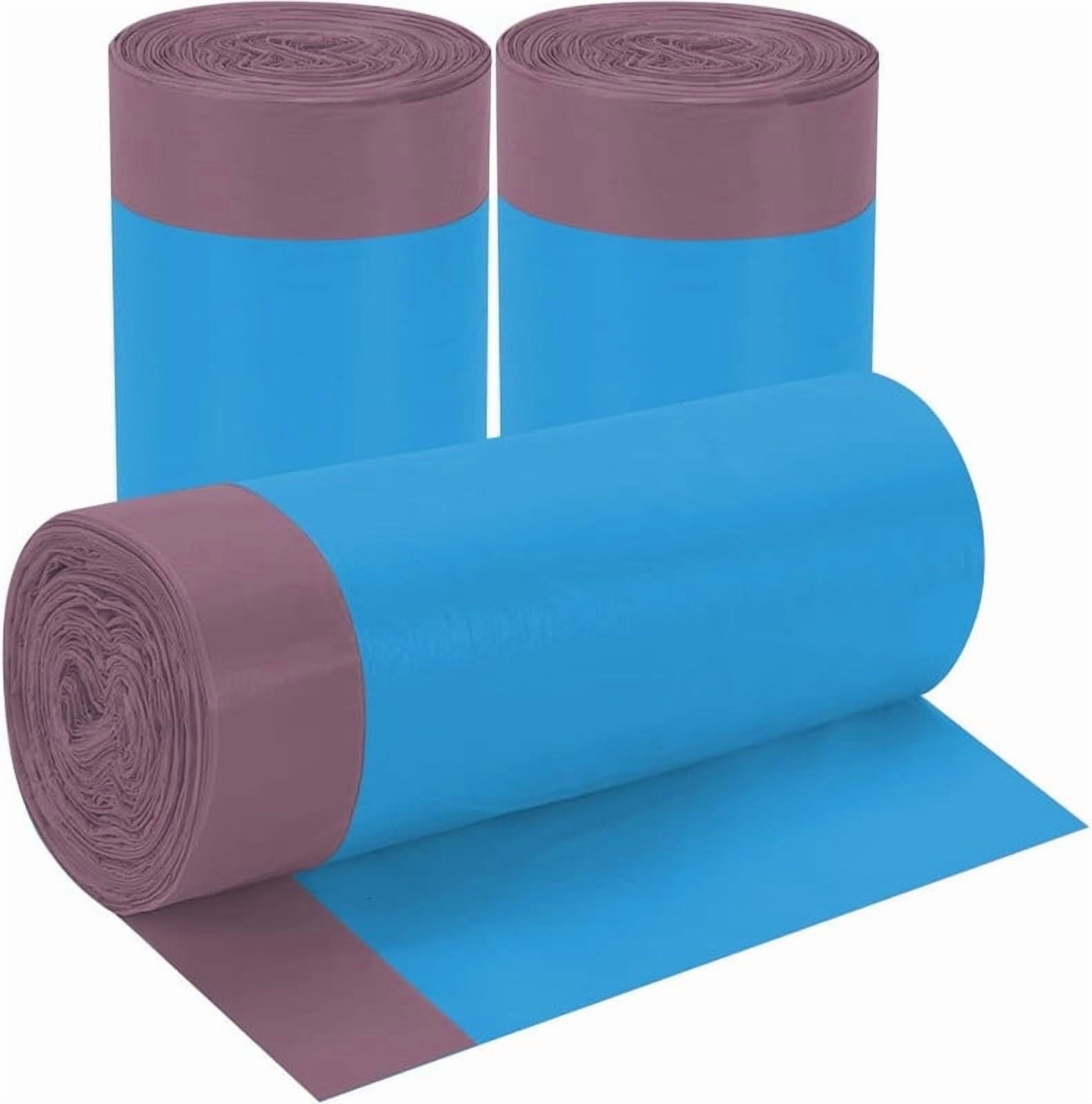 3Rolls Drawstring Small Trash Bags,4 Gallon Thicken Drawstring Small ...