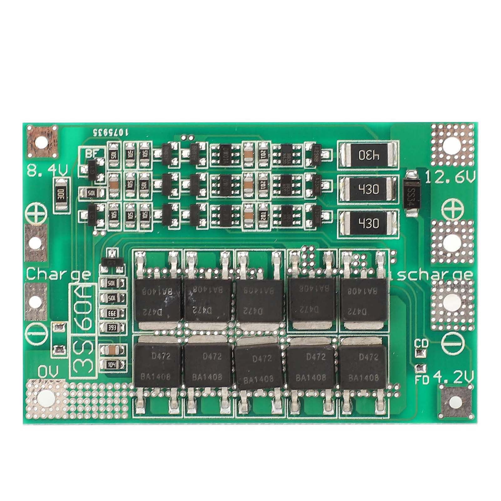3S 60A Li?ion Protection Board Lithium Battery Charger Protection ...