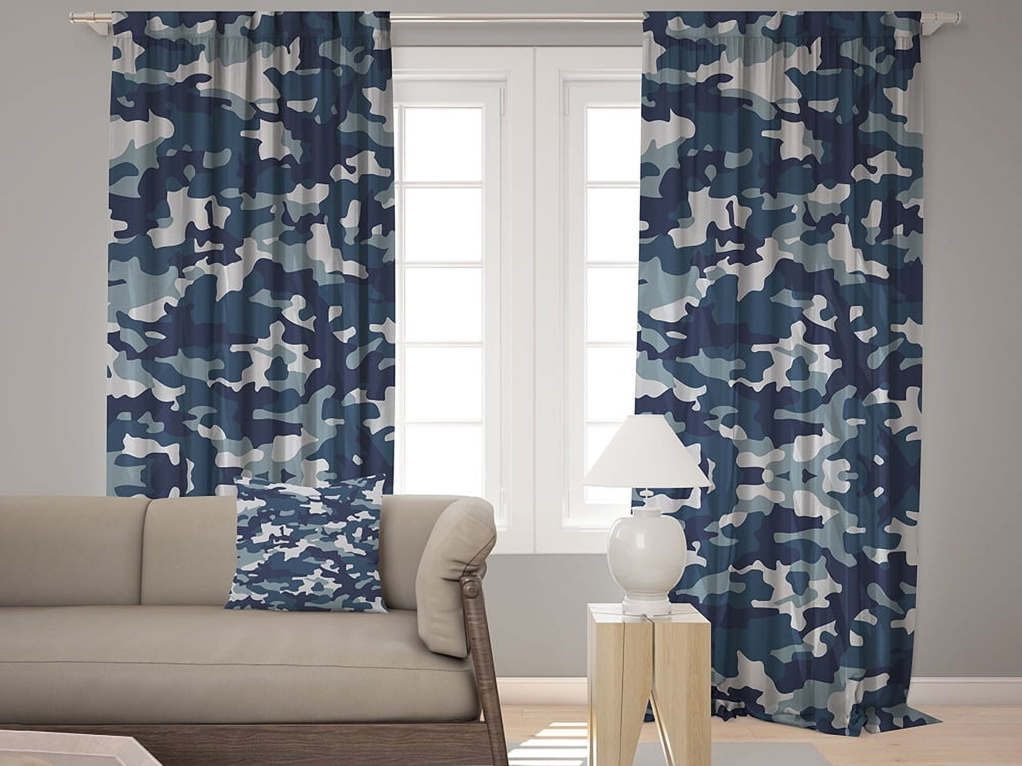 3S Brother's Real Camo Camouflage Woodland Hunter Theme Curtain for ...