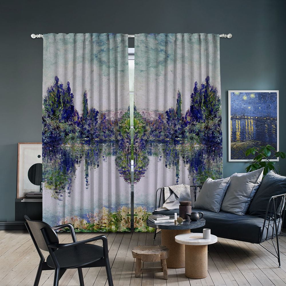 3S Brother's World Classic Art Masterpiece Curtain Series Claude Monet ...