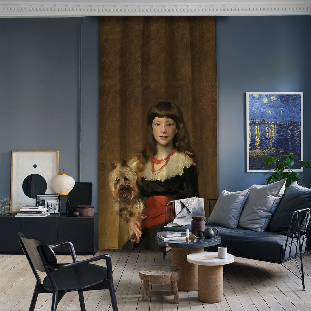 3S Brother's World Classic Art Masterpiece Curtain Series Miss Beatrice ...