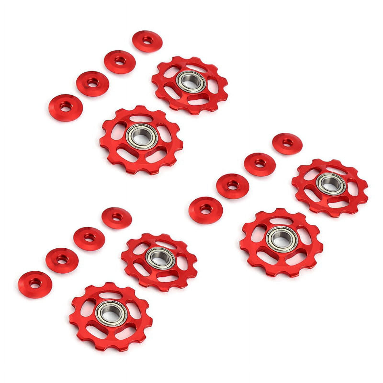 3Set 11T Bike Ultralight Aluminum Alloy Outdoor Bearing Wheel Rear ...