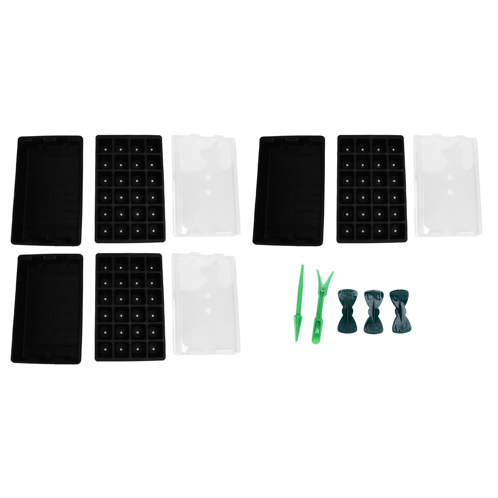 3Set 24 Hole Plant Growing Tray Propagation Tray Breathable Seedling ...