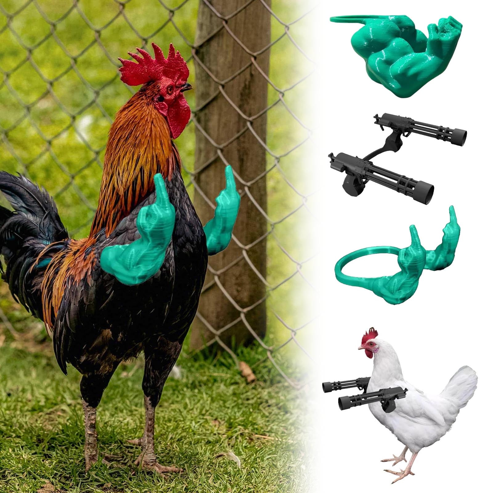 3Set Chicken Arms to Put on Chickens, Chicken Arms for Real Chickens ...