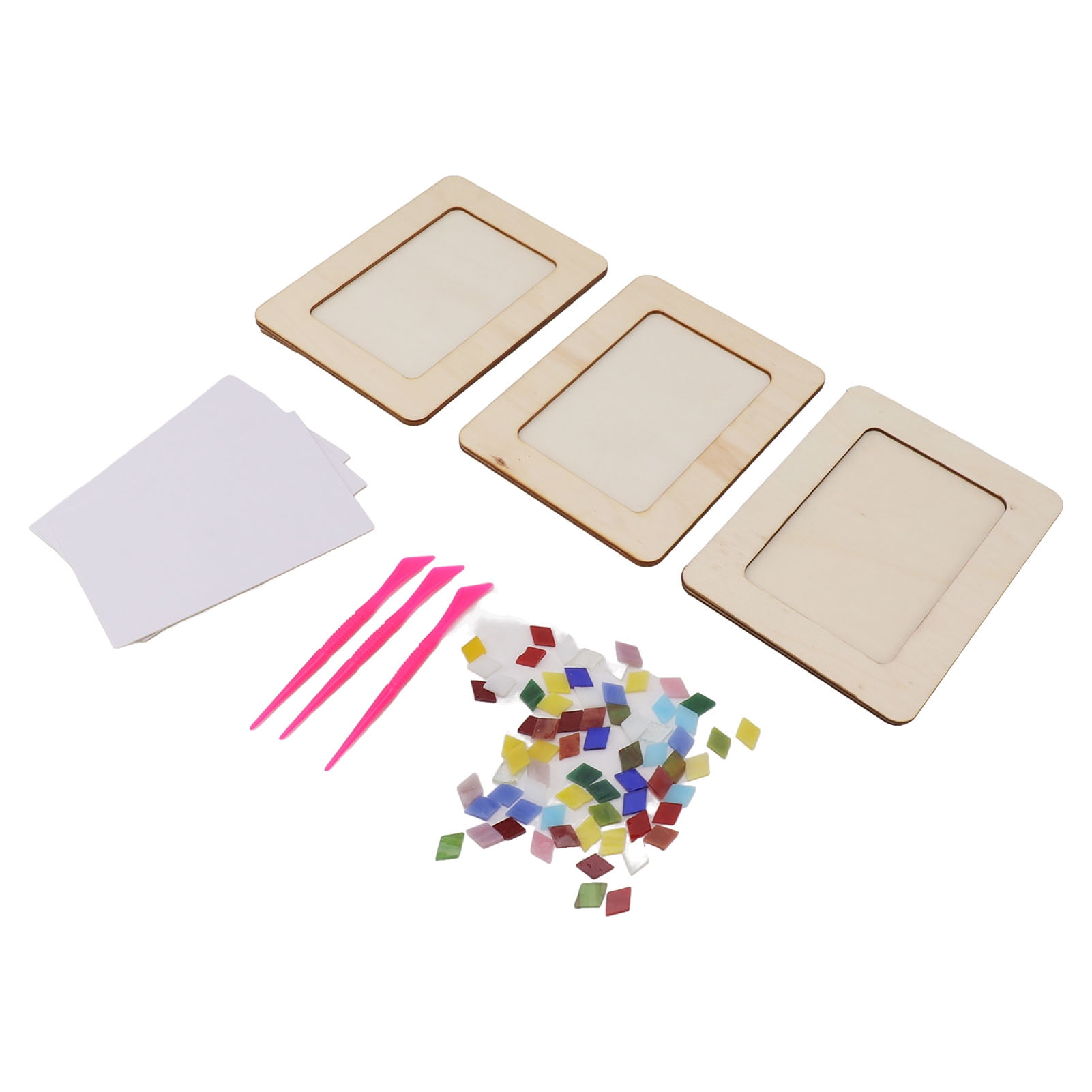 3Set DIY Wooden Picture Frame Making Kit Unfinished Solid Wood Picture ...