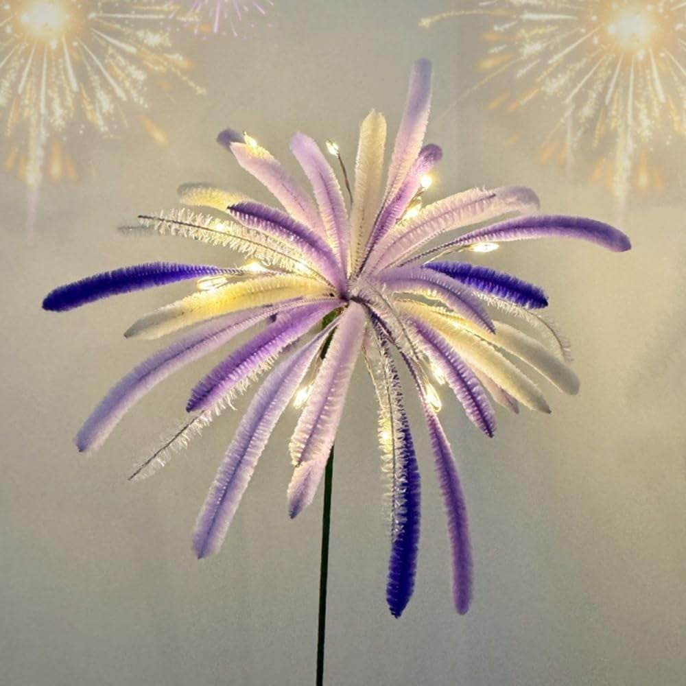 3Sets Fireworks Twist Stick DIY Set,30cm DIY Colorful Firework Luminous ...