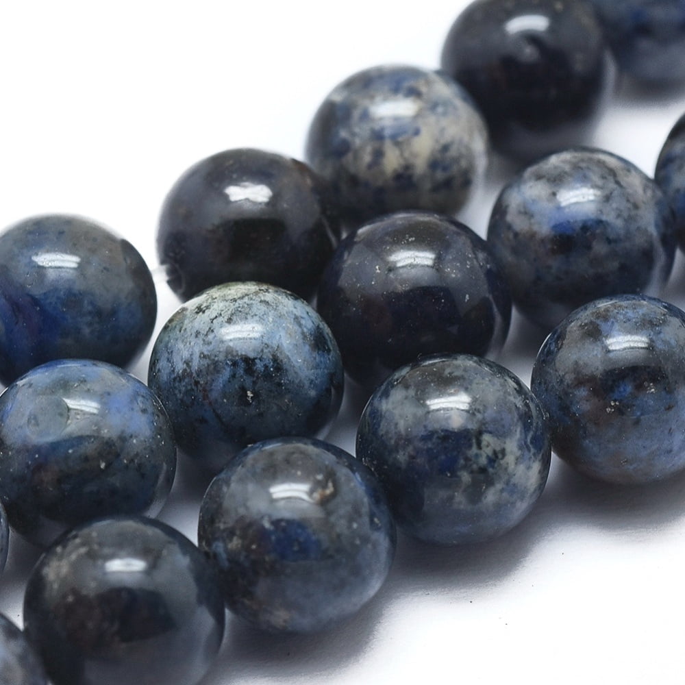 3Strand Natural Dumortierite Quartz Bead Strands Grade AB Round 6mm ...