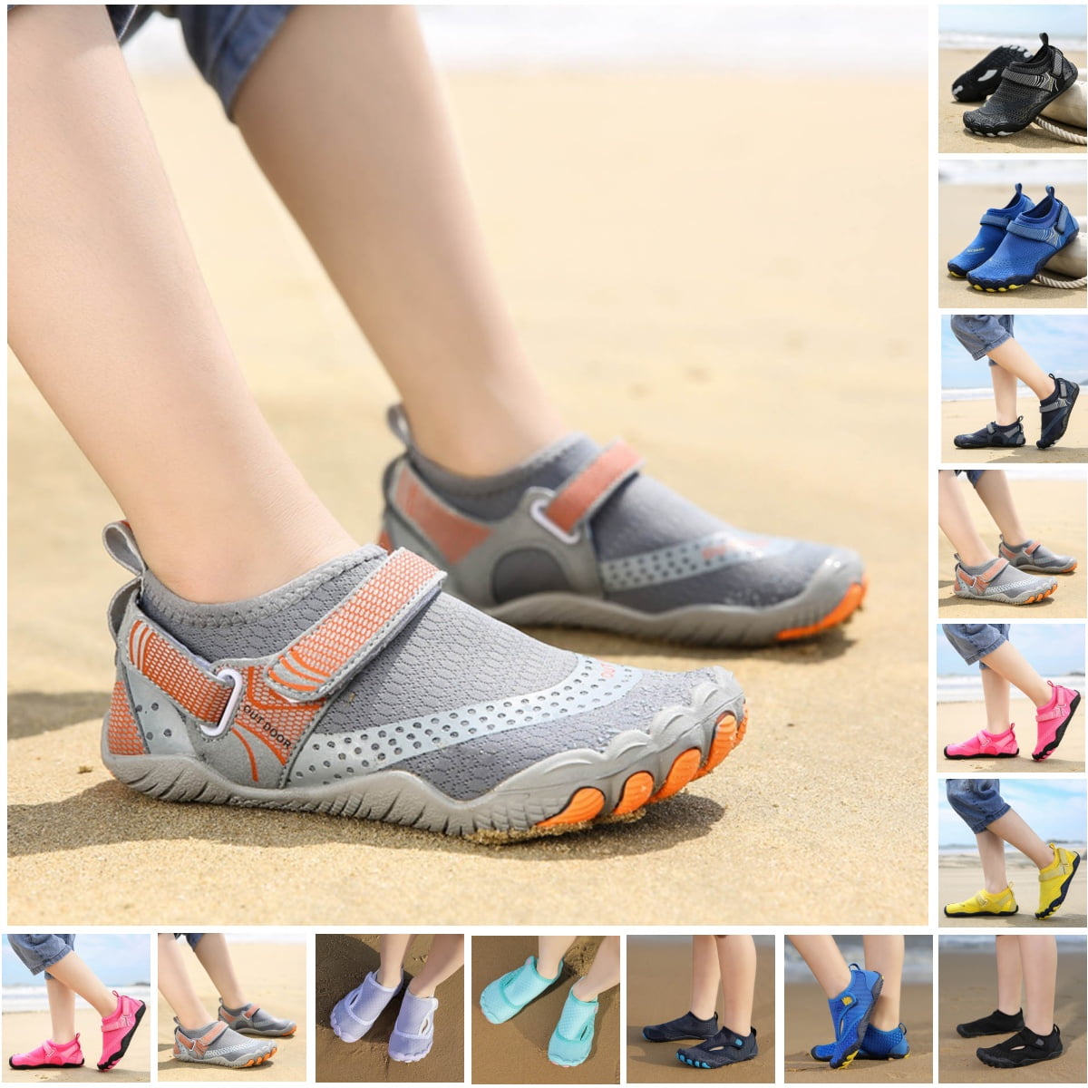 3T-2Y Kids Barefoot Water Shoes：Wide Toe Box , Quick-Dry Sand Shoes ...