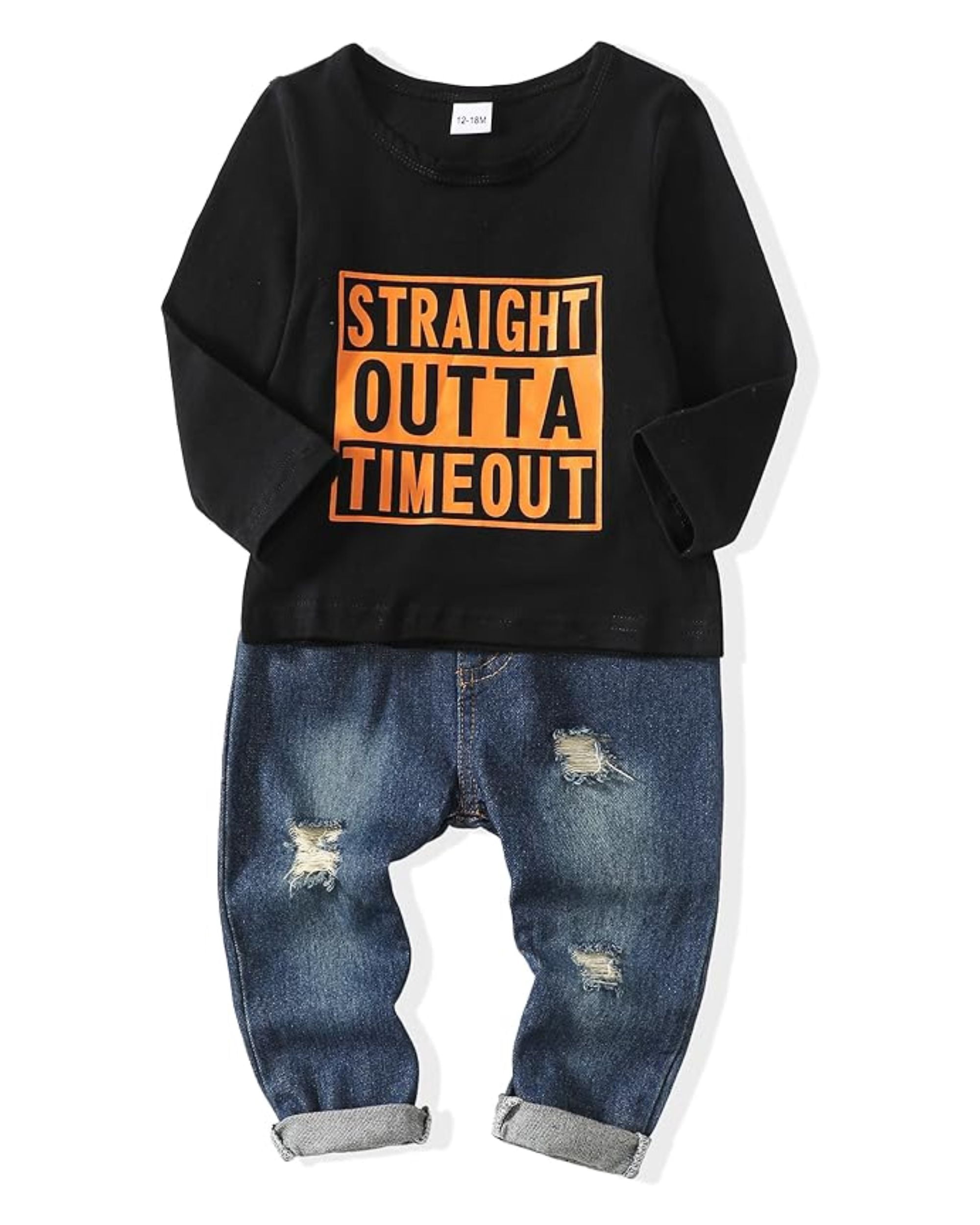 3T Baby Boy Clothes Infant Toddler Boy Outfits Denim Jeans Boys Fall ...