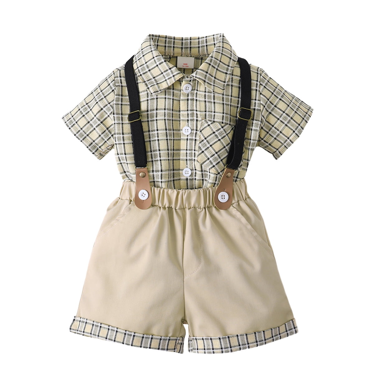 3T Baby Boys Clothes 4T Boys 2PCS Summer Outfit Set Gentleman Outfit ...