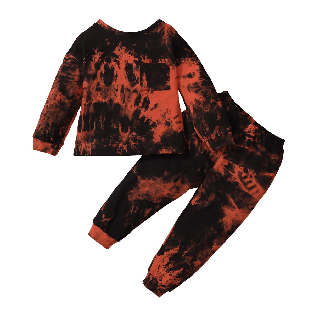 3T Baby Boys Clothes Baby Boys 2PCS Outfits 3-4T Boys Tie-dyed Long ...