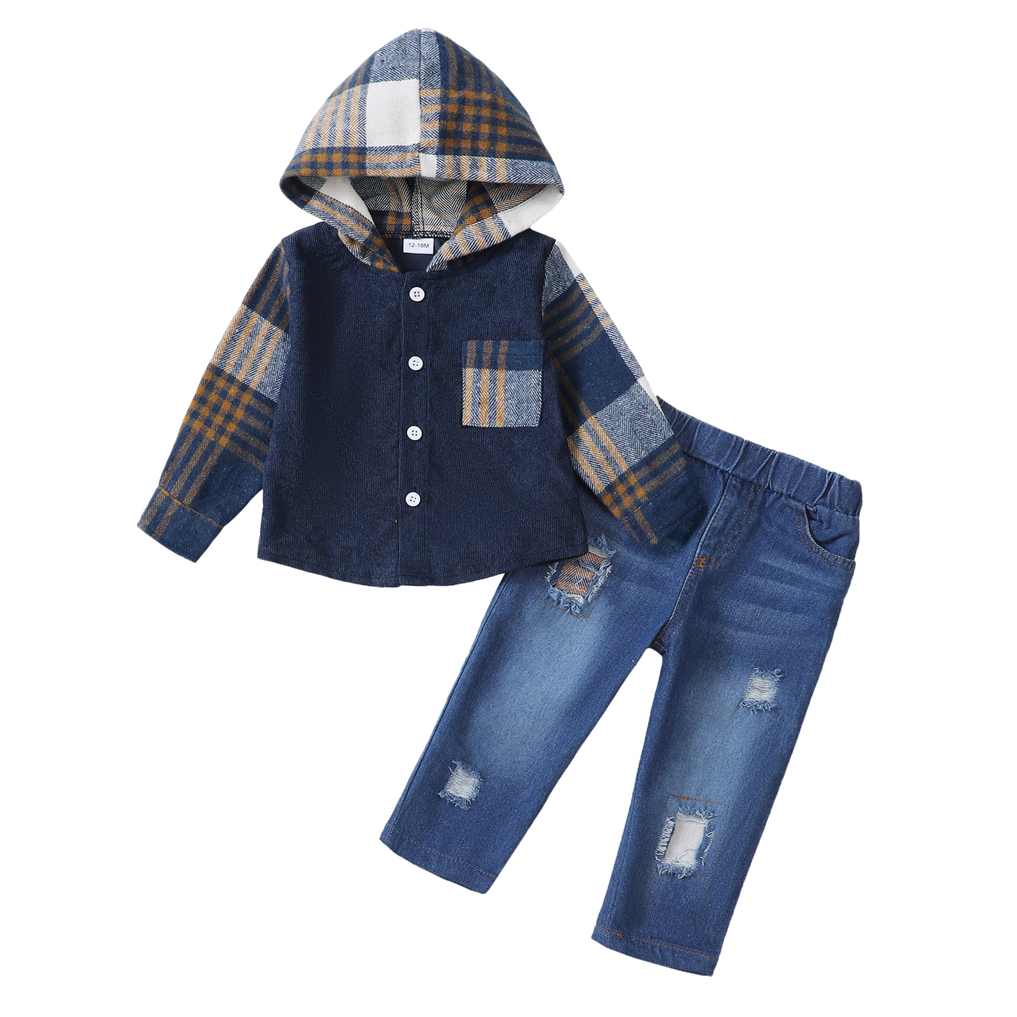 3T Baby Boys Outfits 4T Boys Fall Winter Clothes Toddler Boys Long ...