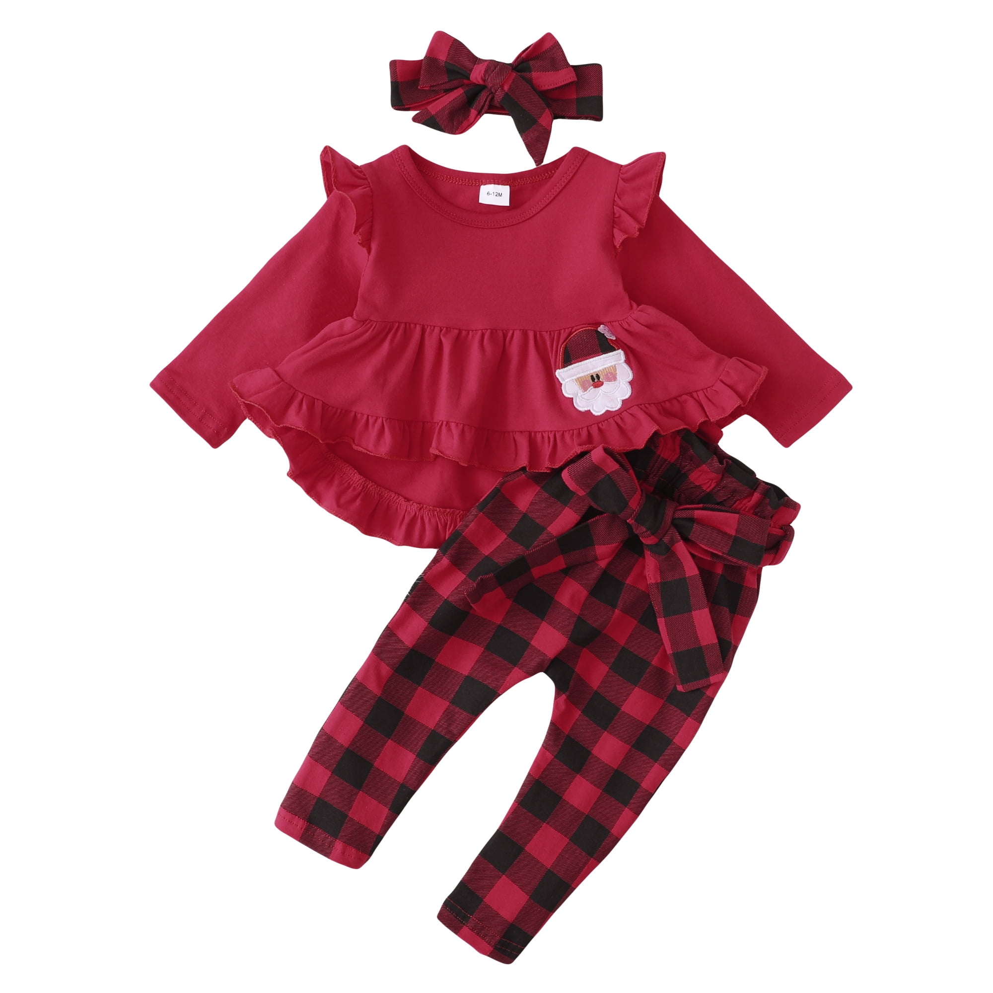3T Baby Girls Clothes 4T Girls 3PCS Fall Winter Christmas Outfits Set ...