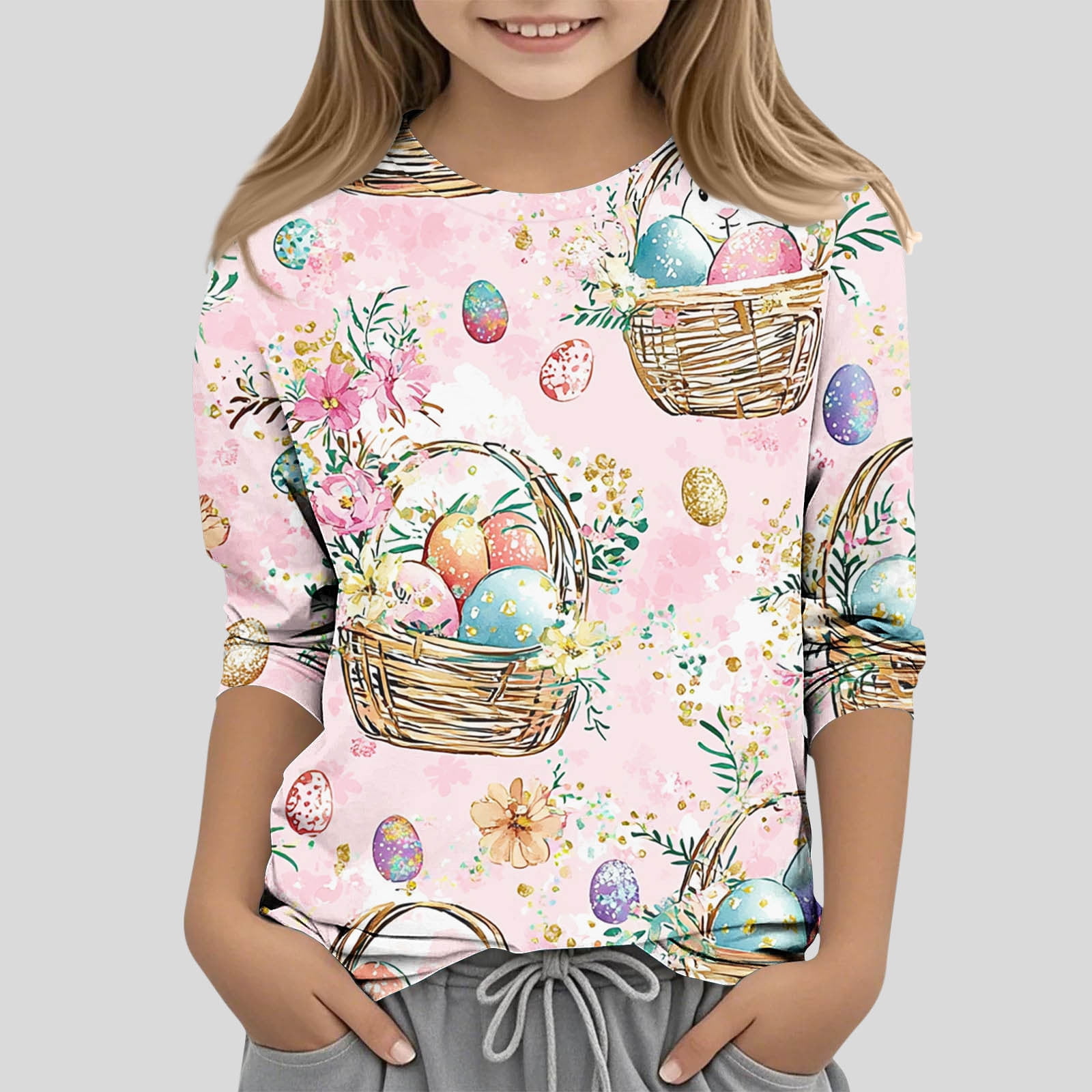 3T Girls' Tees Girls White Blouse Size 10-12 Shirts for Girl St Patrick ...