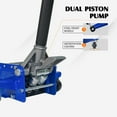 3T Heavy Duty Horizontal Double Pump Floor Jack (with foot pedal),and ...