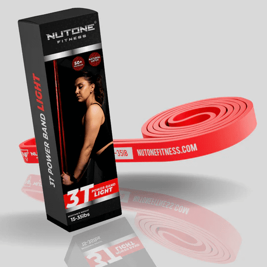 3T Power Band Light – 15–35 lbs Resistance Loop Band for Pull-Ups ...