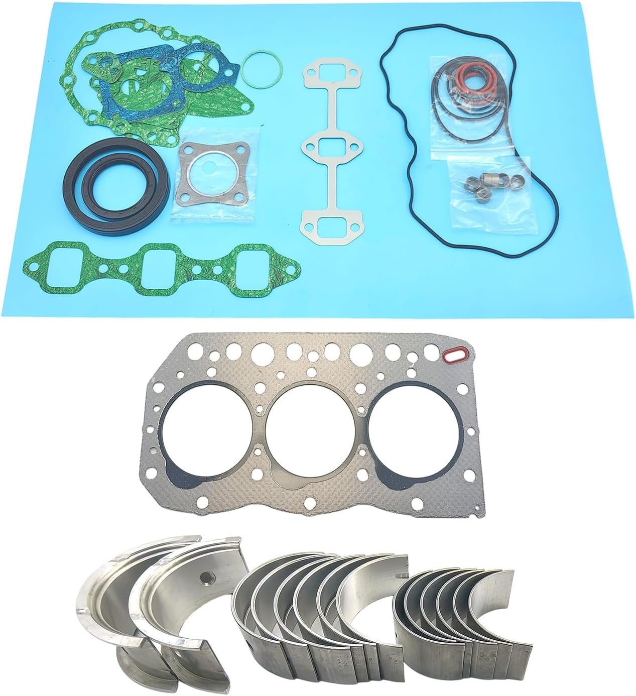 3TN75 Metal Kit + Full Gasket Kit For Yanmar 3TN75 3TN75E 3TN75U 3D75-2 ...