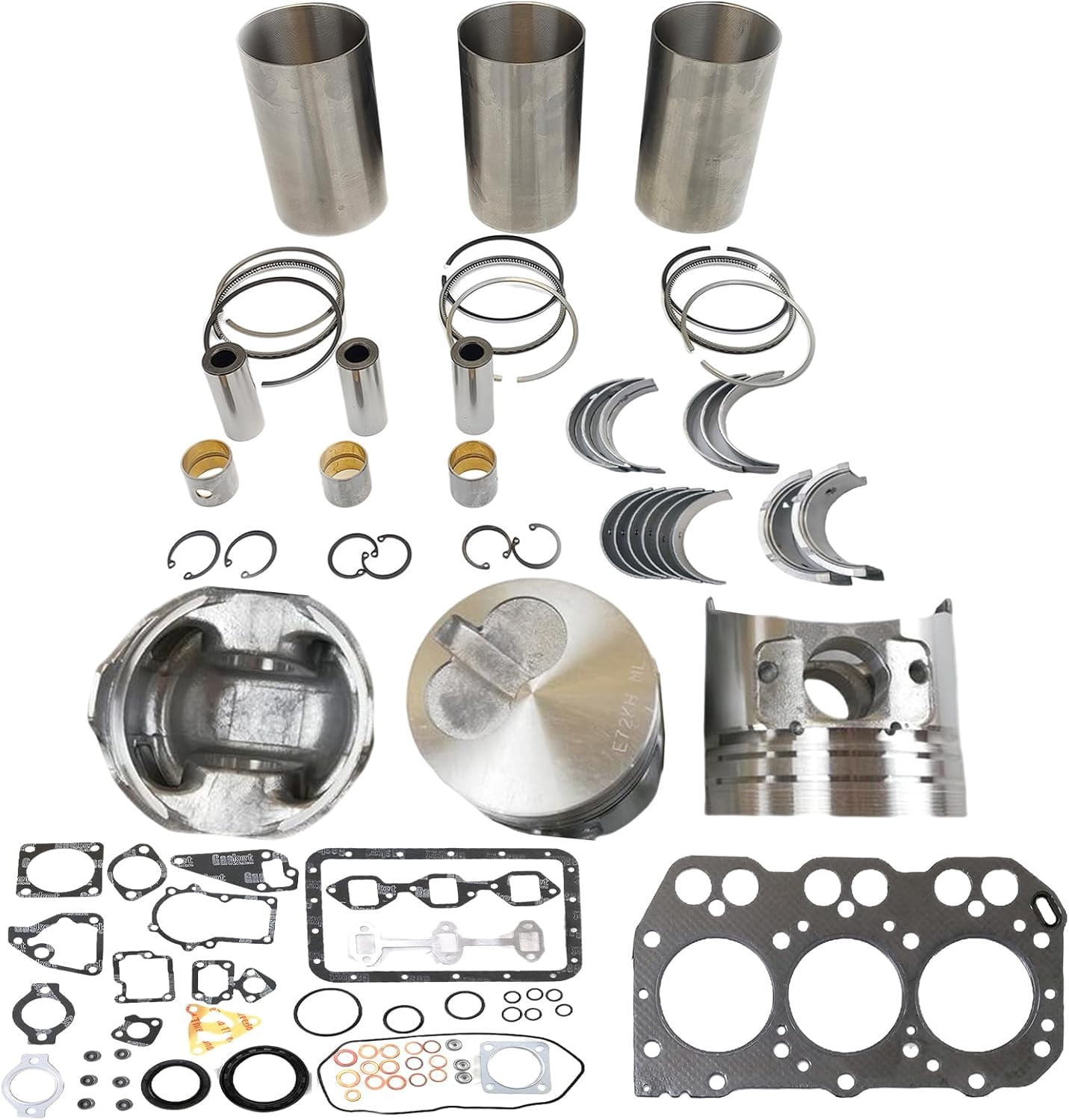 3TNE72 Engine Overhaul Rebuild Kit (No valve set) For Yanmar 3TNE72 ...