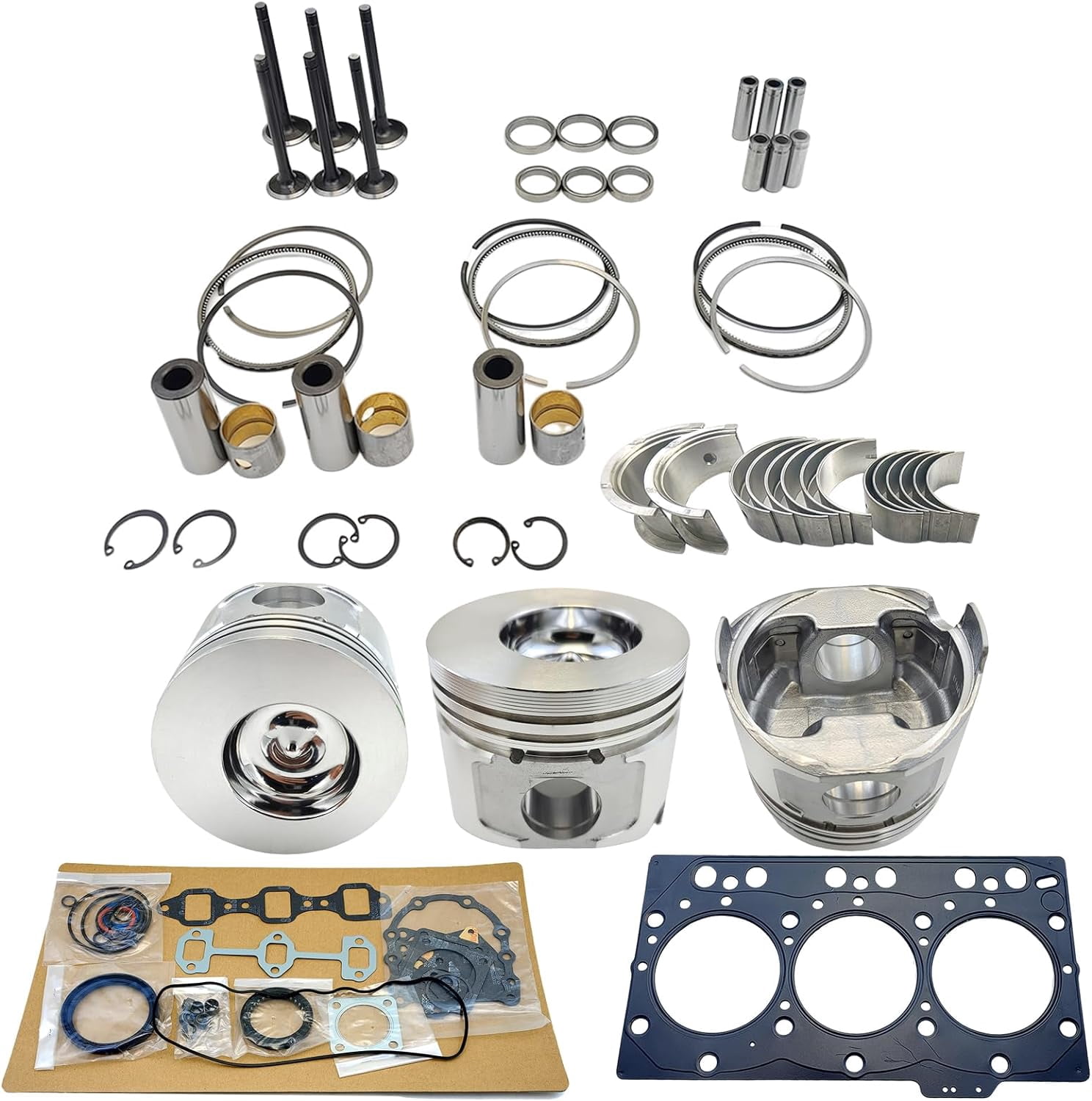 3TNE78 Engine Overhaul Rebuild Kit (No cylinder liner) For Yanmar ...