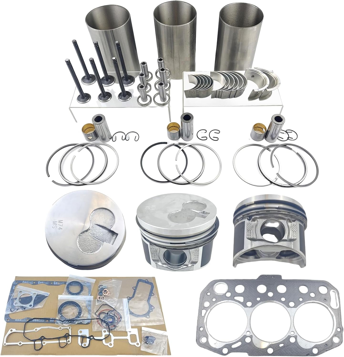 3TNM74 Engine Overhaul Rebuild Kit For Yanmar 3TNM74F 3TNM74F-SAKV ...