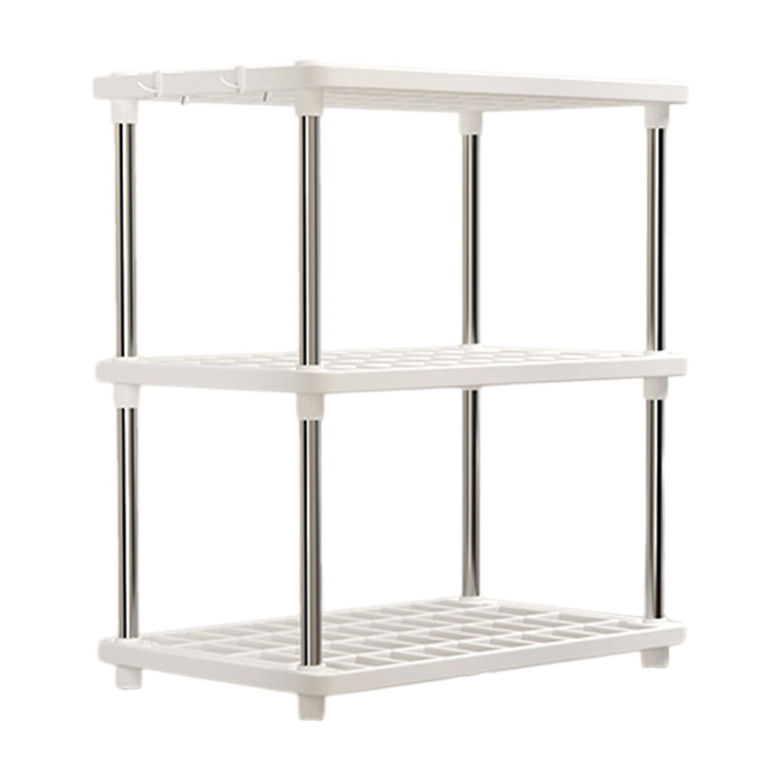 3Tier Storage Shelves Independent Shelving Unit Pantry Shelves Floor ...