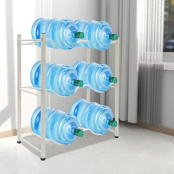 3Tiers Heavy Duty Water Bottle Display Rack Water 5Gal Gallon Jug Home ...