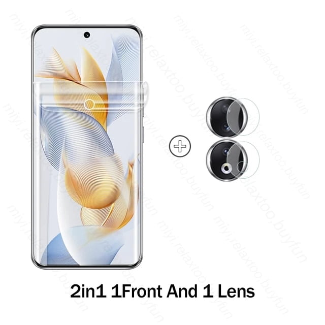 3To1 Camera Glass Screen Back Protector Soft Hydrogel Film For Honor 90 ...