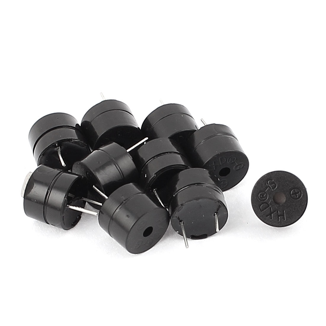 3V/5V 12mm Dia Electronic Alarm PCB Panel Mounting Piezo Buzzer Sounder ...