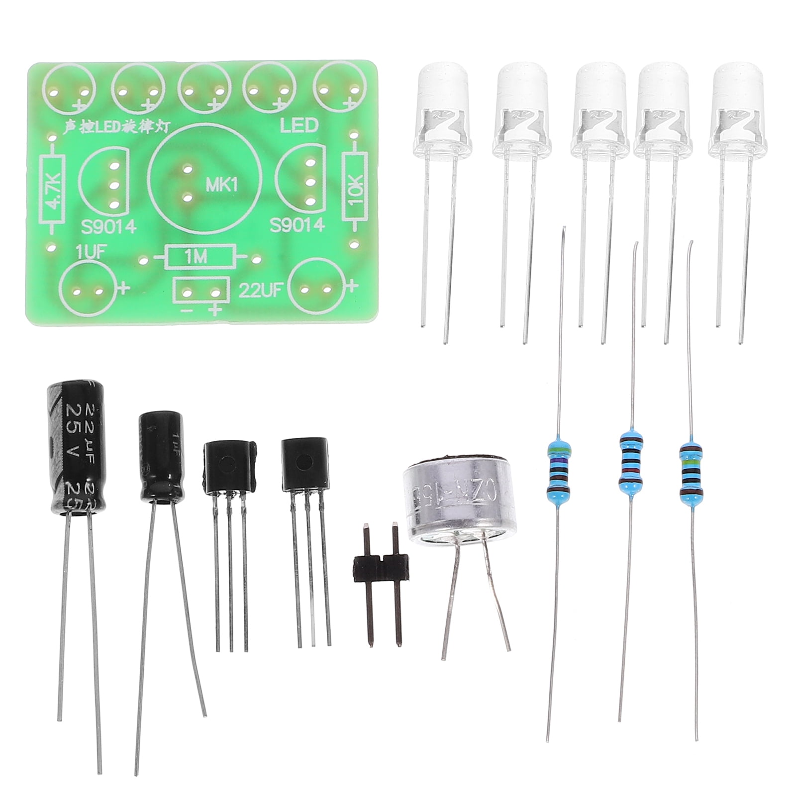 3V-5V LED Melody Lamp Module Acoustic Control Flasher Module DIY ...