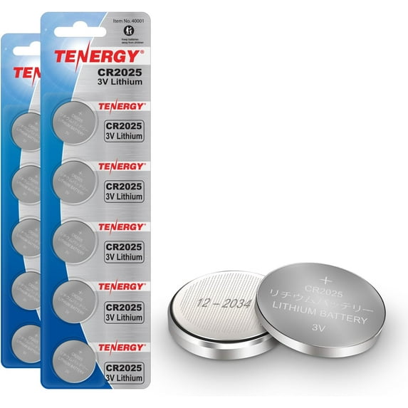 3V CR2025 Batteries, Lithium Button Coin Cell 2025 Battery, for Key ...