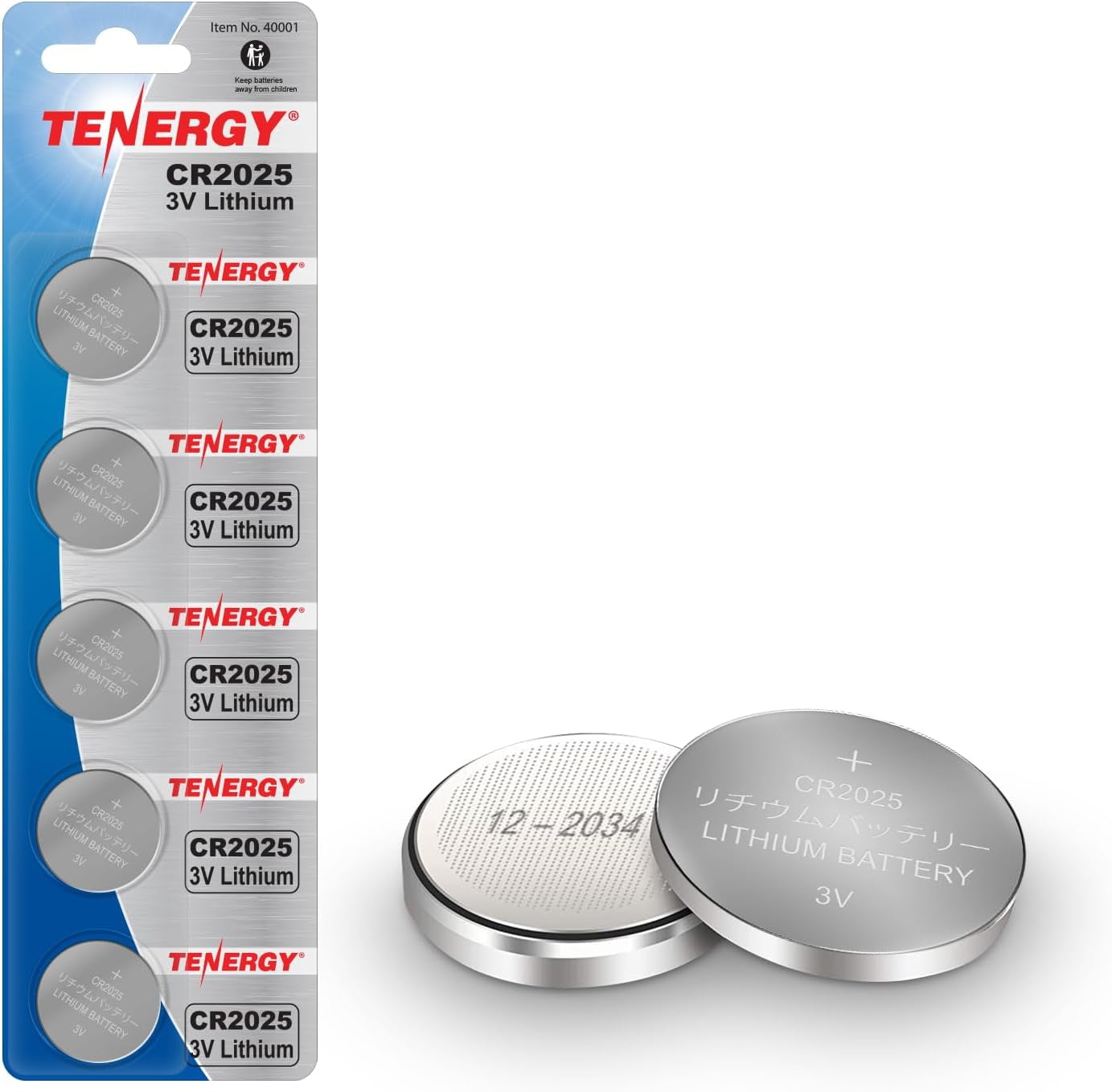 3V CR2025 Batteries, Lithium Button Coin Cell 2025 Battery, for Key ...