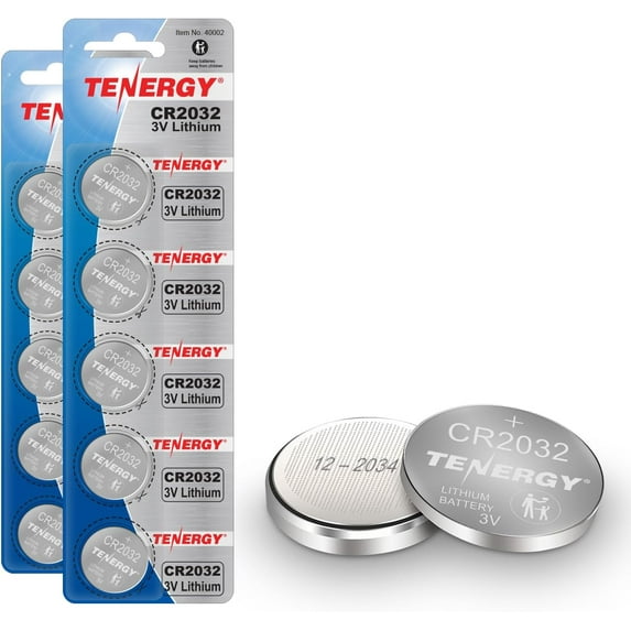 3V CR2032 Batteries, Lithium Button Coin Cell 2032 Battery, Compatible ...
