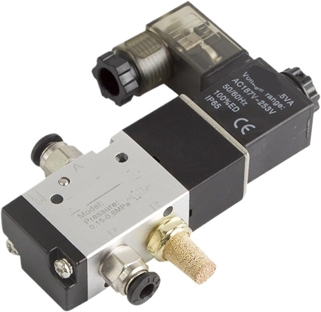 3V110-06 NO NC solenoid valve three-way pneumatic air control valve electric gas solenoid valve ...