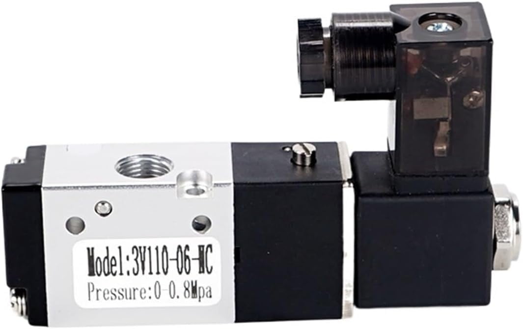 3V110-M5 3V110-06 3V210-08 3V120-06 3V320-10 3V420-15 1/8" three-way pneumatic solenoid valve ...