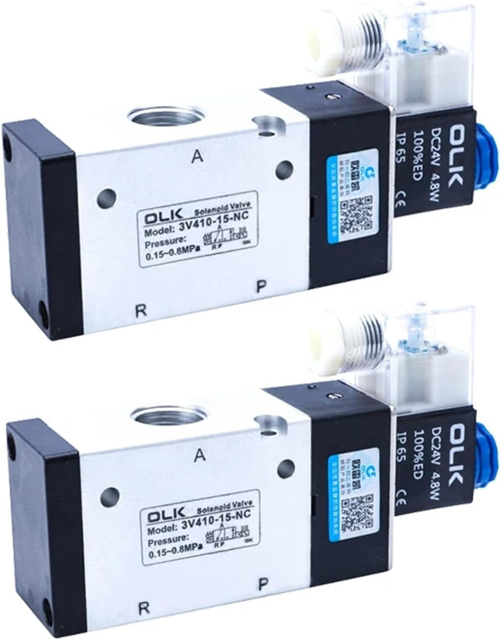 3V410-15-NC 3V410-15-NC 3/2 way Pneumatic Solenoid Valve AC220V DC24V DC12V AC110V AC24V ...