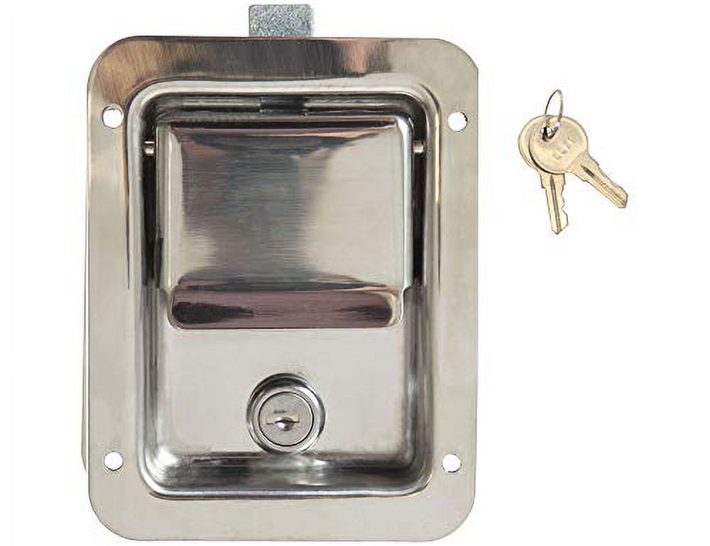 3VUR4 Latch, Flush-Mount, Locking, Paddle - Walmart.com