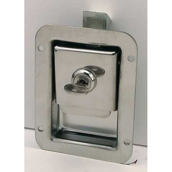 3VUR8 Latch, Flush-Mount, Locking, Paddle - Walmart.com