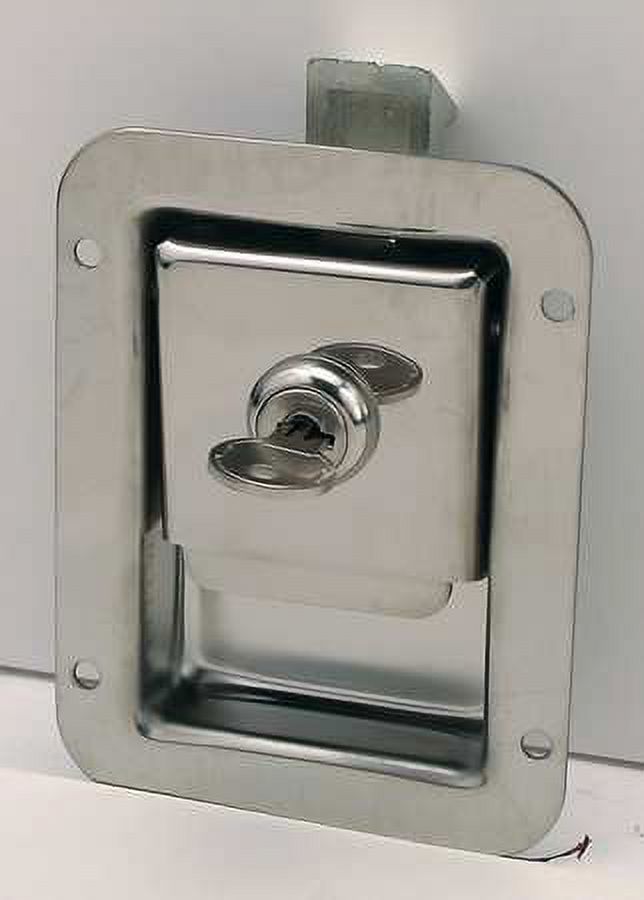 3VUR8 Latch, Flush-Mount, Locking, Paddle - Walmart.com