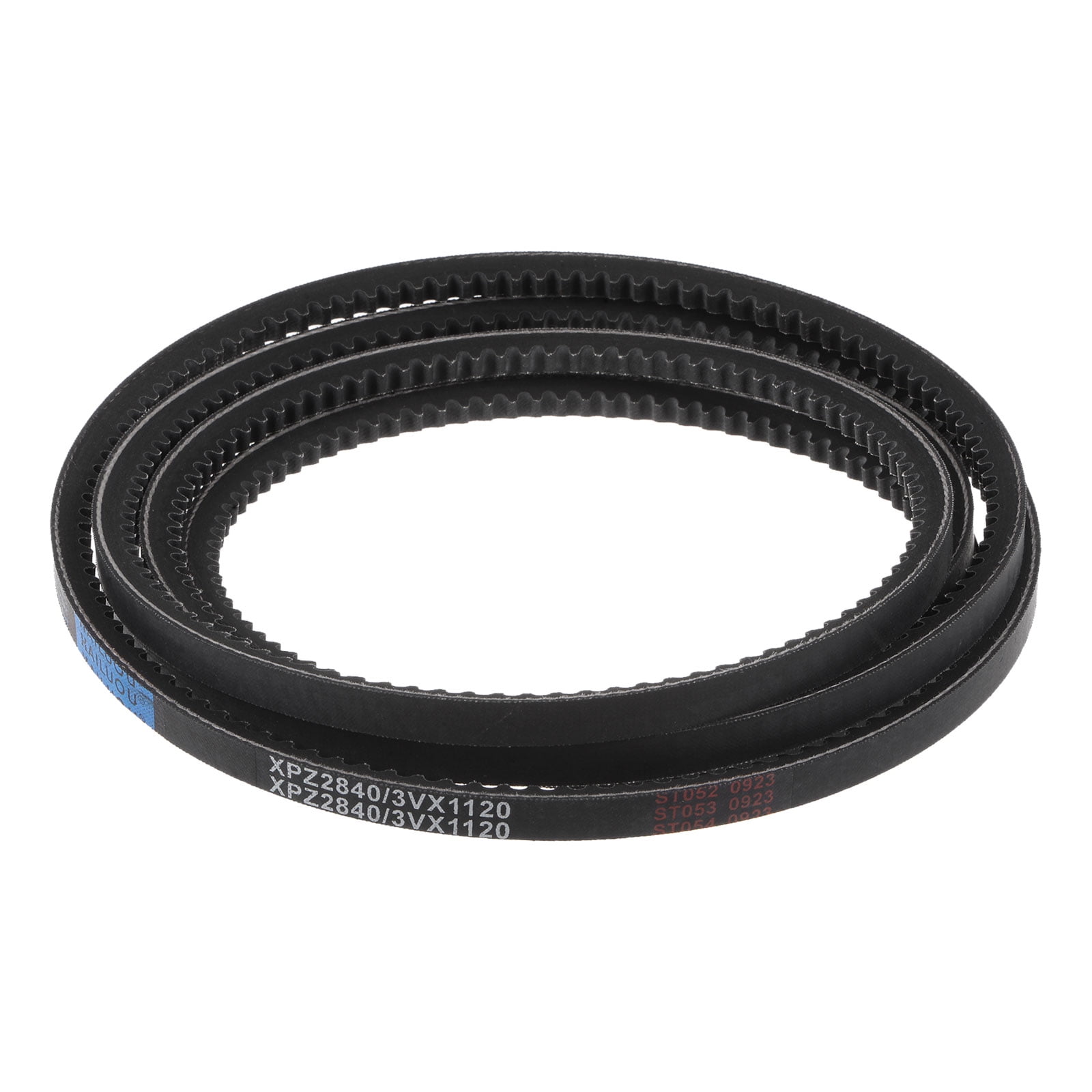 3VX1120 Rubber V-Belt, Raw Edge Cogged Industrial V Belts 112" Length x ...