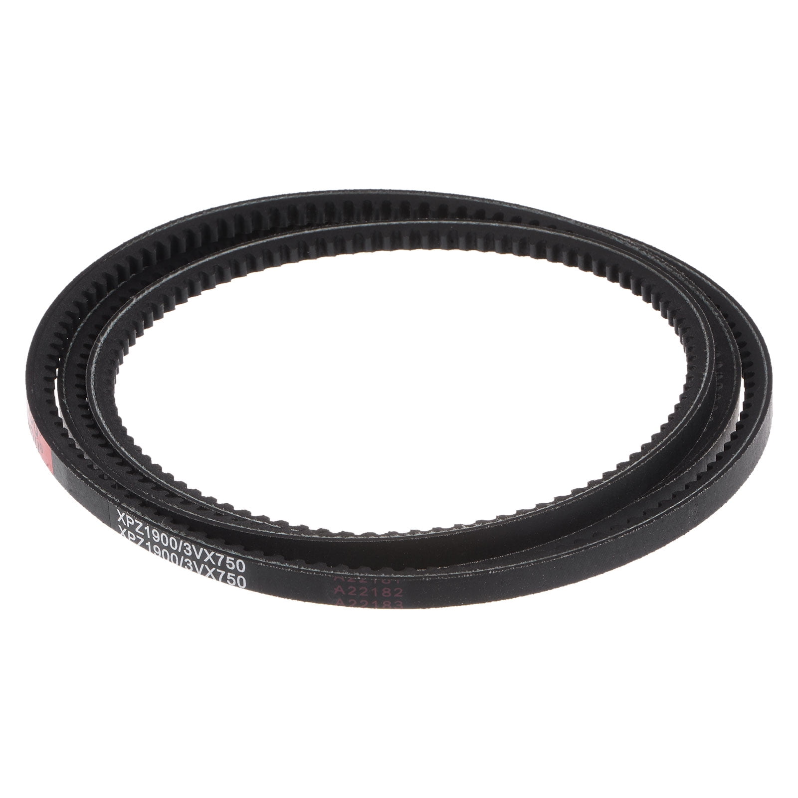 3VX750 Rubber V-Belt, Raw Edge Cogged Industrial V Belts 75" Length x 0 ...
