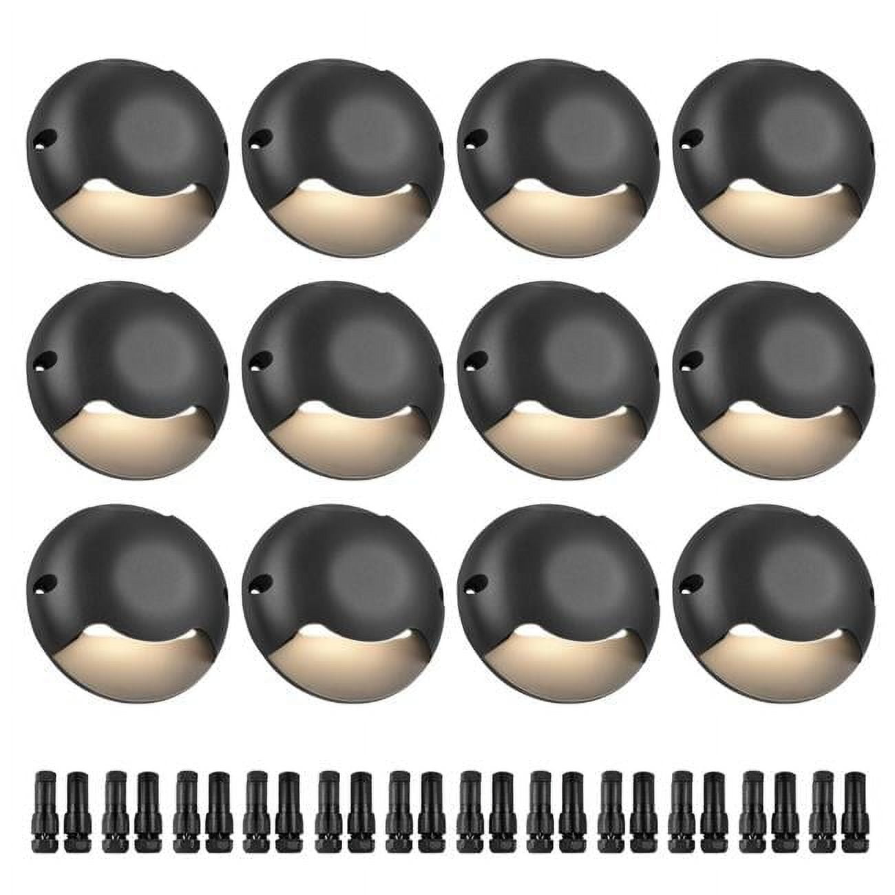 3W 12V-24V Low Voltage Deck Lights, LED Hardscape Lighting, IP66 ...