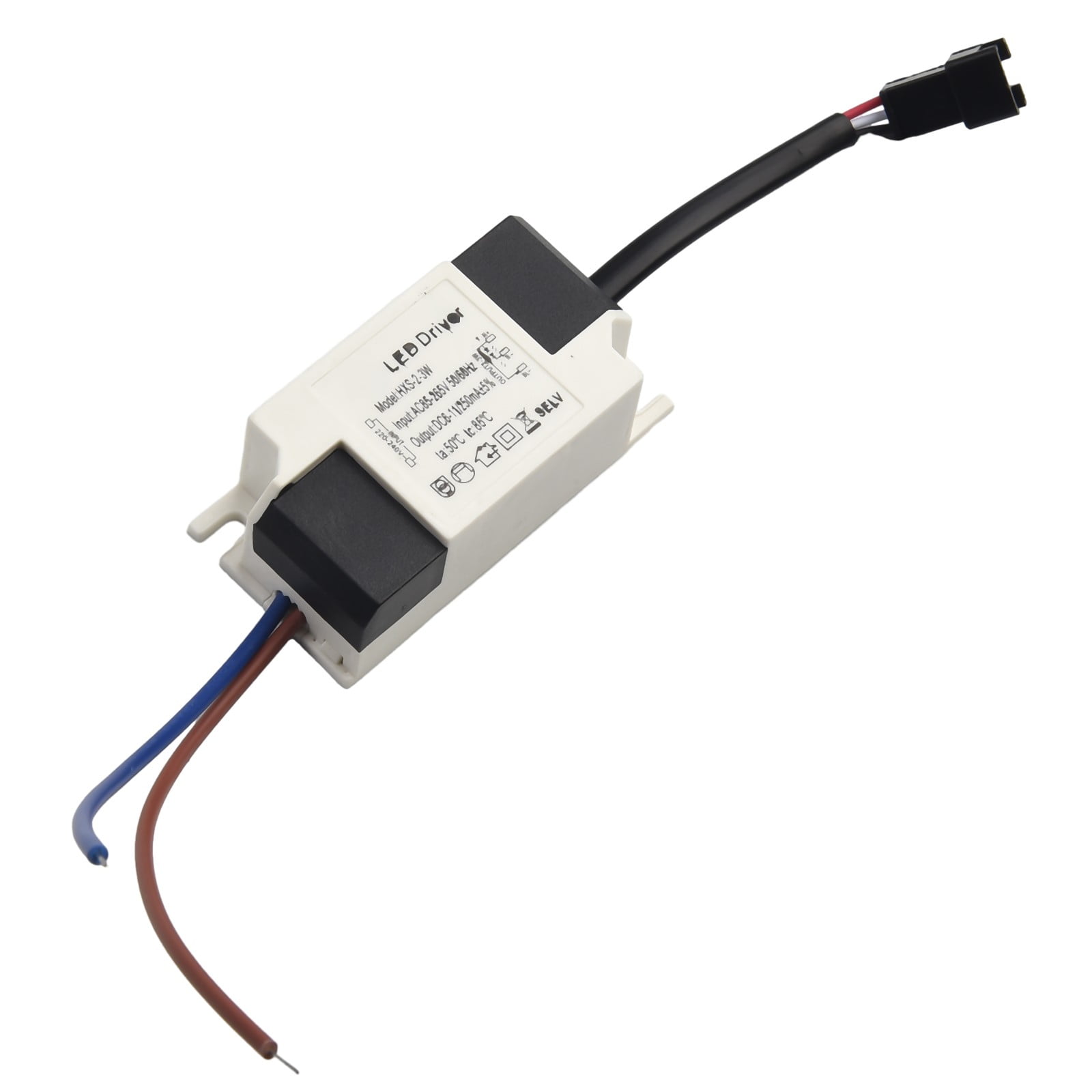 3W-24W Segment AC85-265V Constant Current LED Driver Plastic Shell for ...